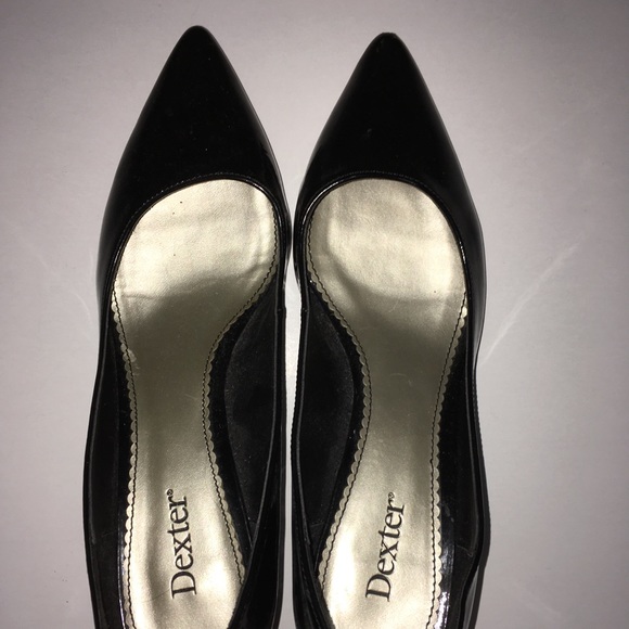 Dexter | Shoes | Dexter Heel Patent Black Pumps | Poshmark